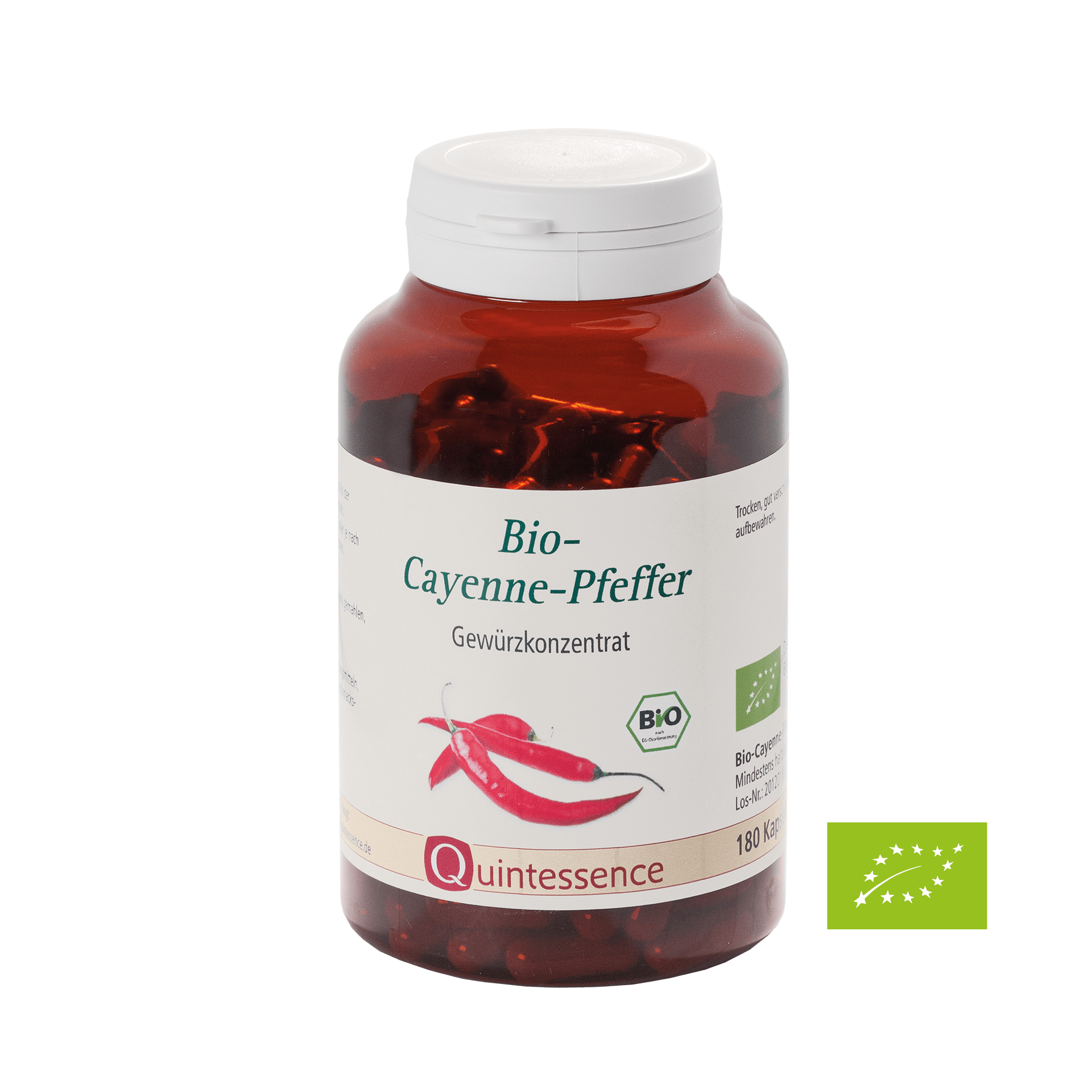 BIO-Cayenne-Pfeffer, 180 Kapseln online kaufen - Quintessence
