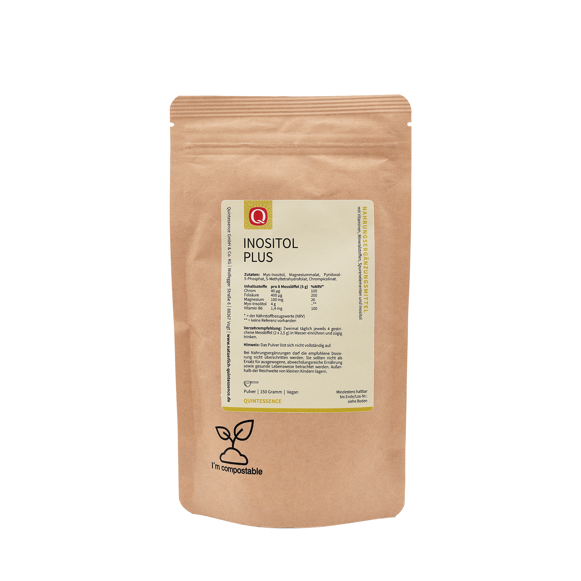 Inositol Plus, 150 g Pulver online kaufen - Quintessence