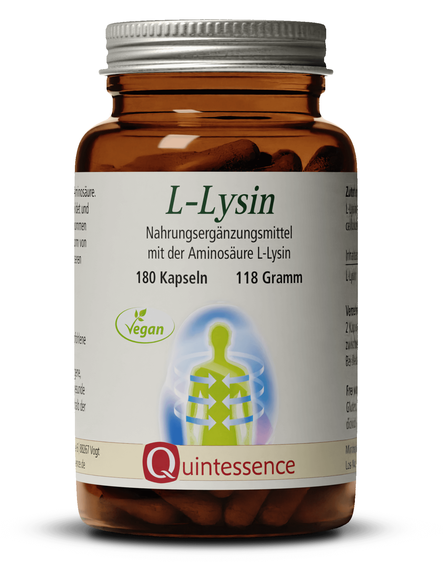 L-Lysin, 180 Kapseln online kaufen - Quintessence
